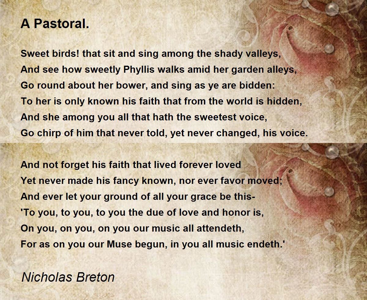 A Pastoral. - A Pastoral. Poem by Nicholas Breton