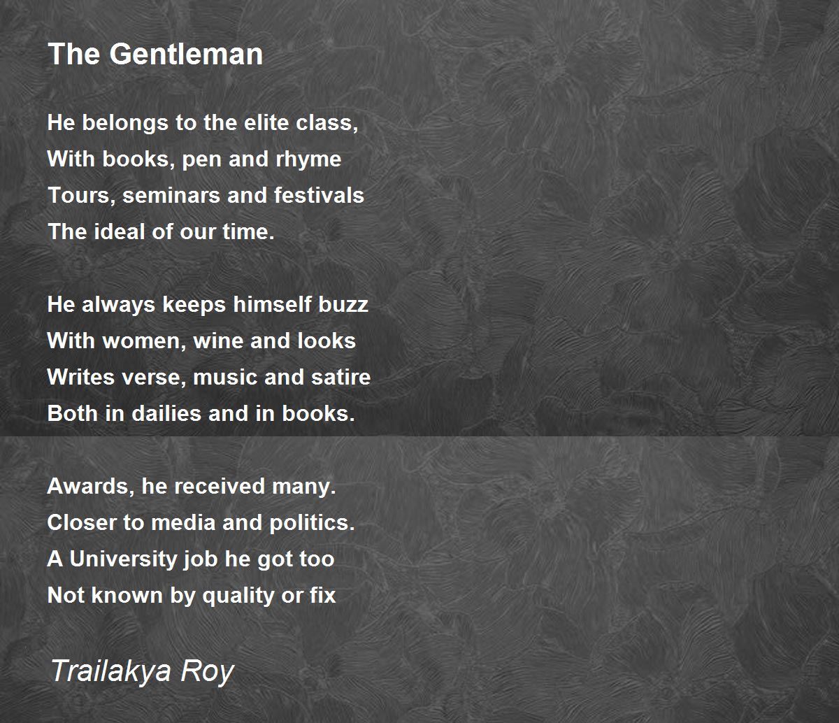 Gentlemen Quotes And Poems