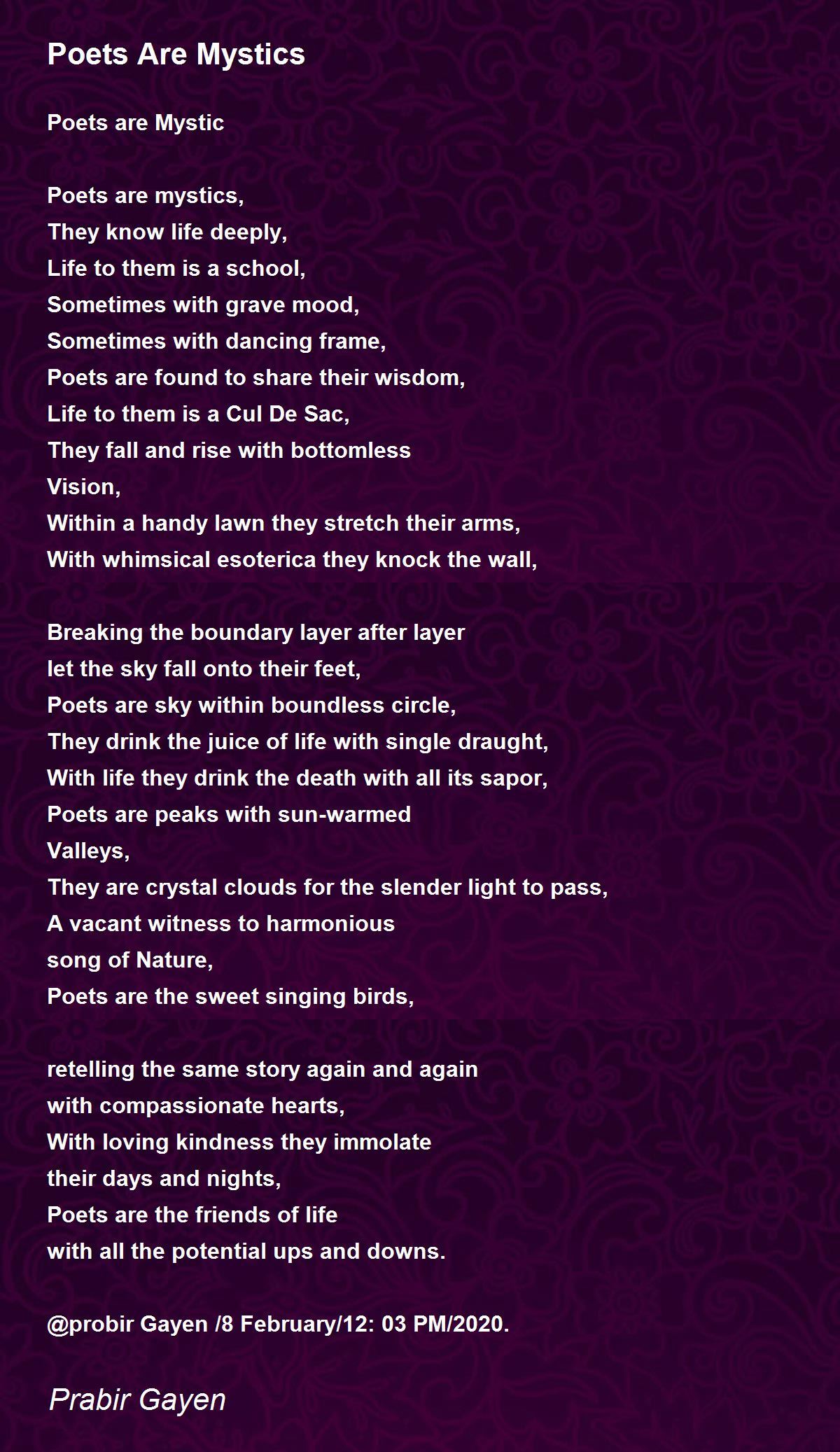 Mystical Poems Quotes