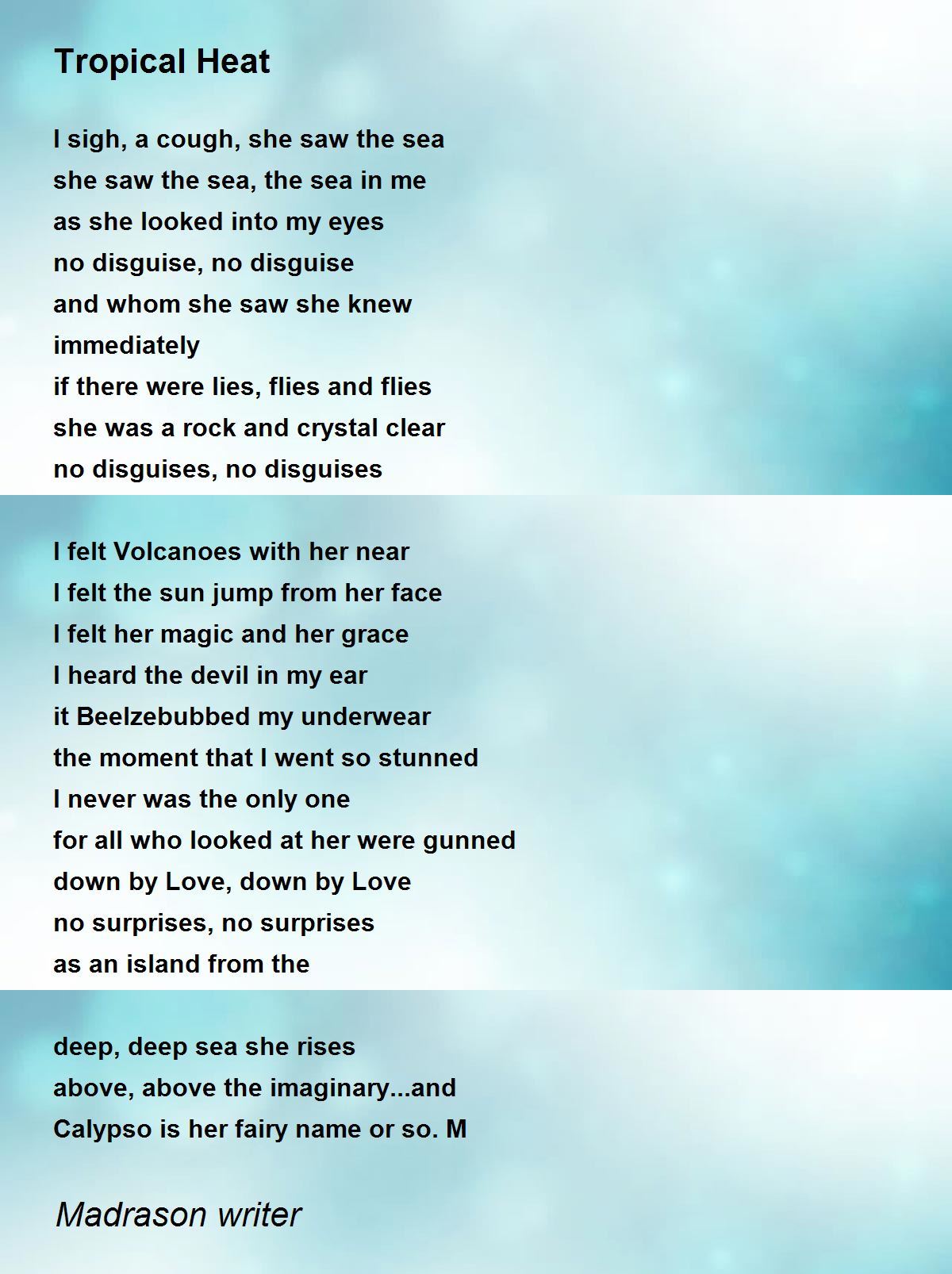 Luau Poems
