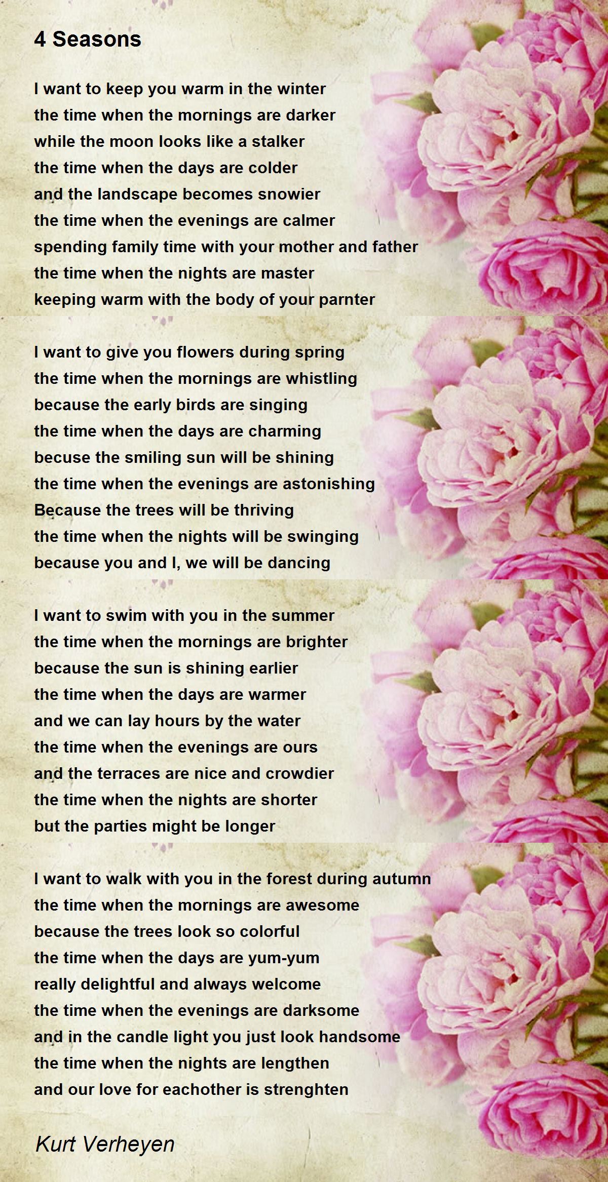 Poems For Seasons And Celebrations at Stella Bowles blog