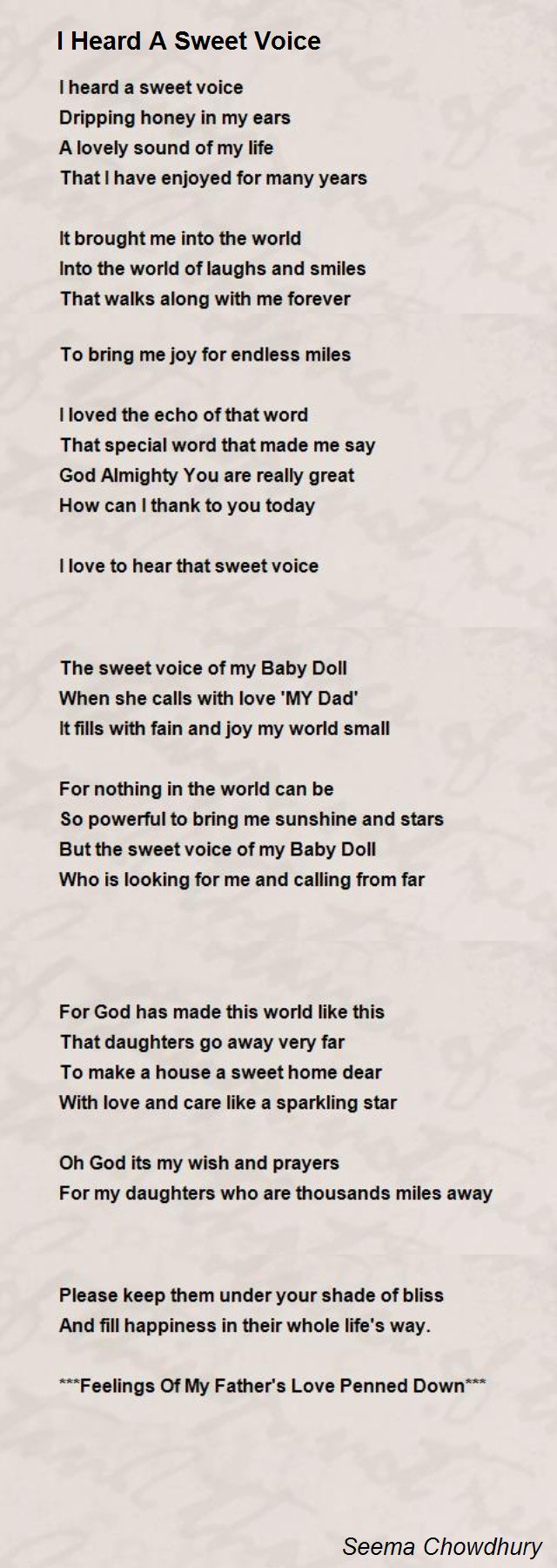 Your Voice Is So Sweet Quotes