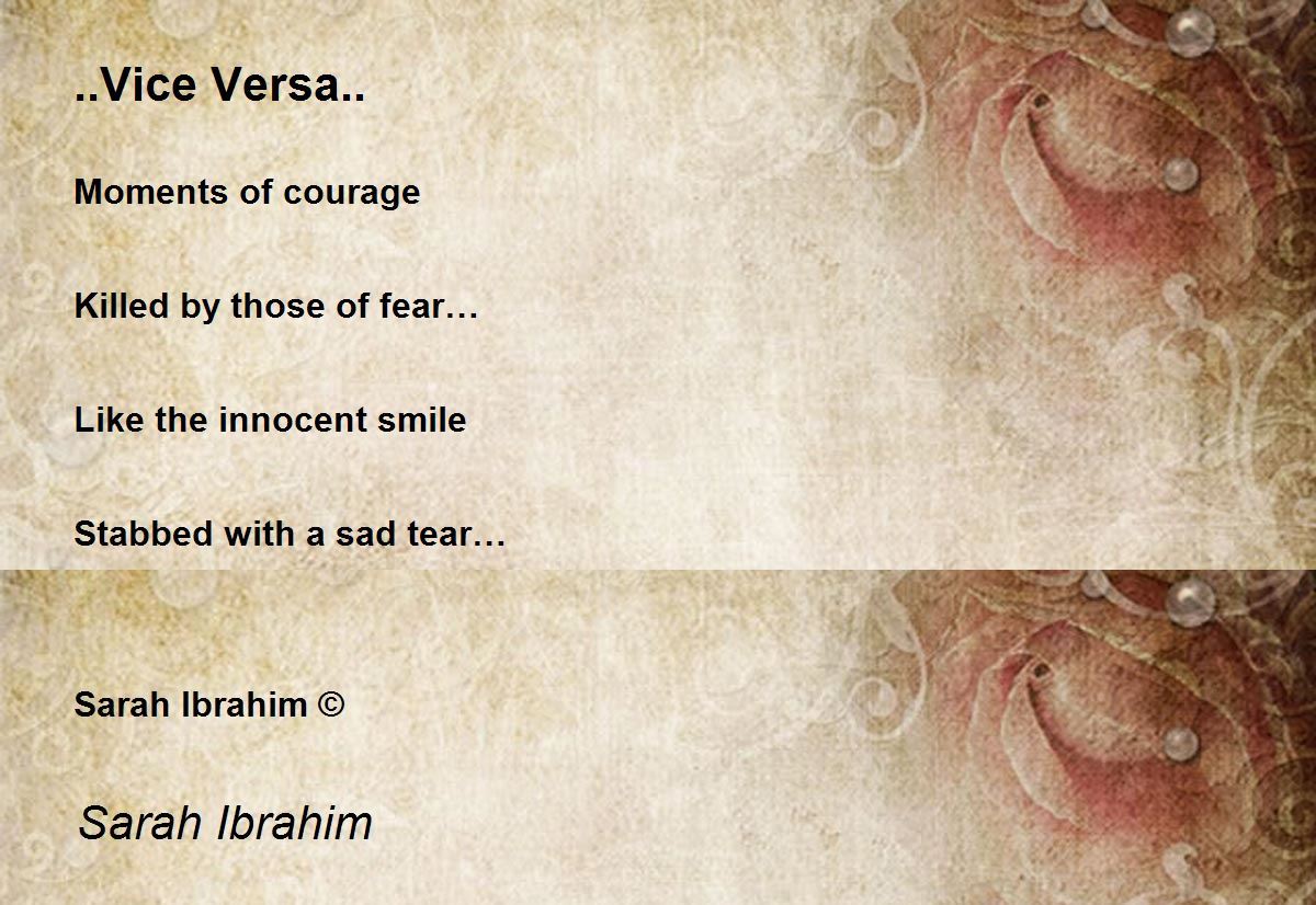 What is vice versa - wcsubtitle