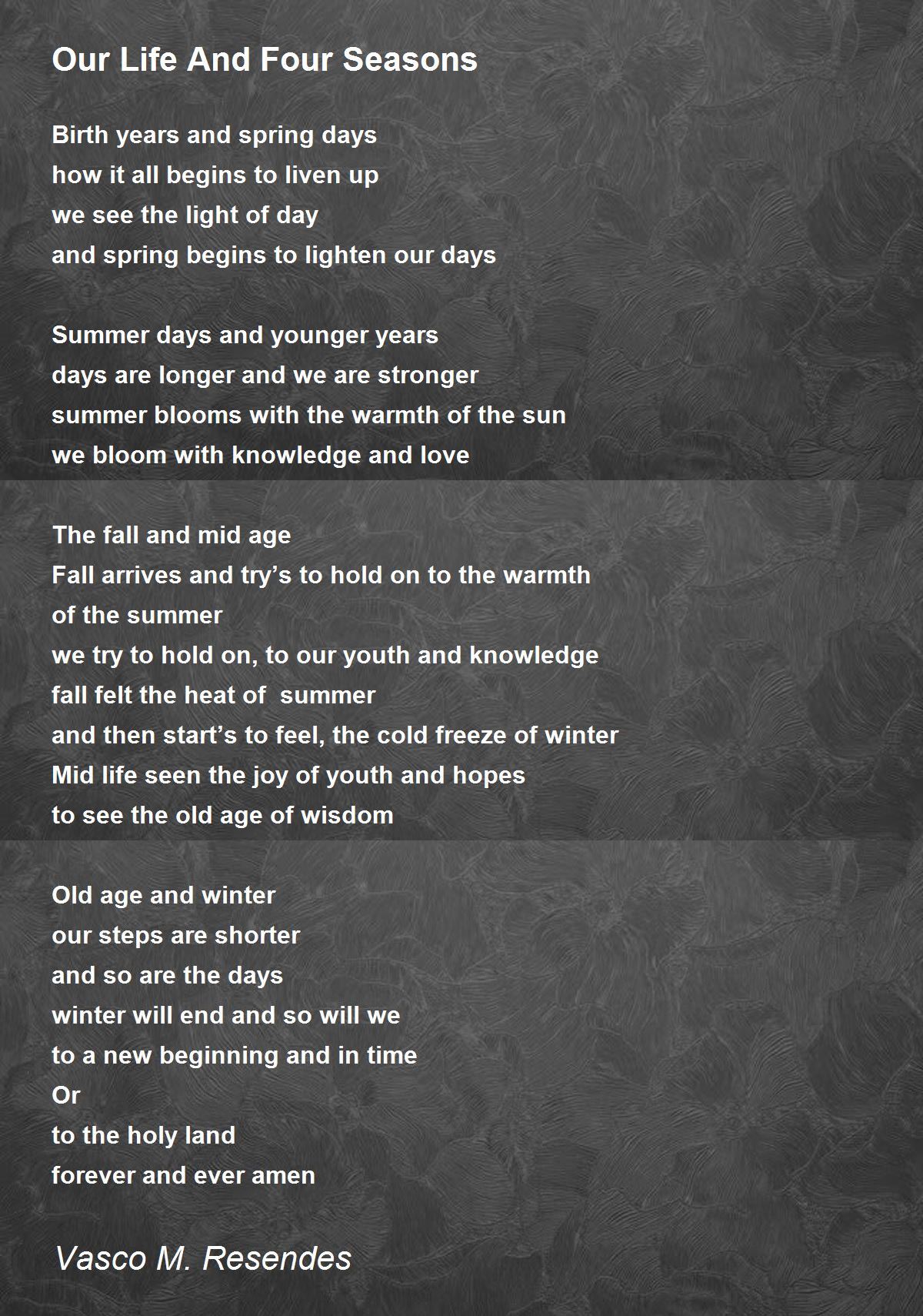 Hymns About Seasons Of Life at Madeline Daughtery blog