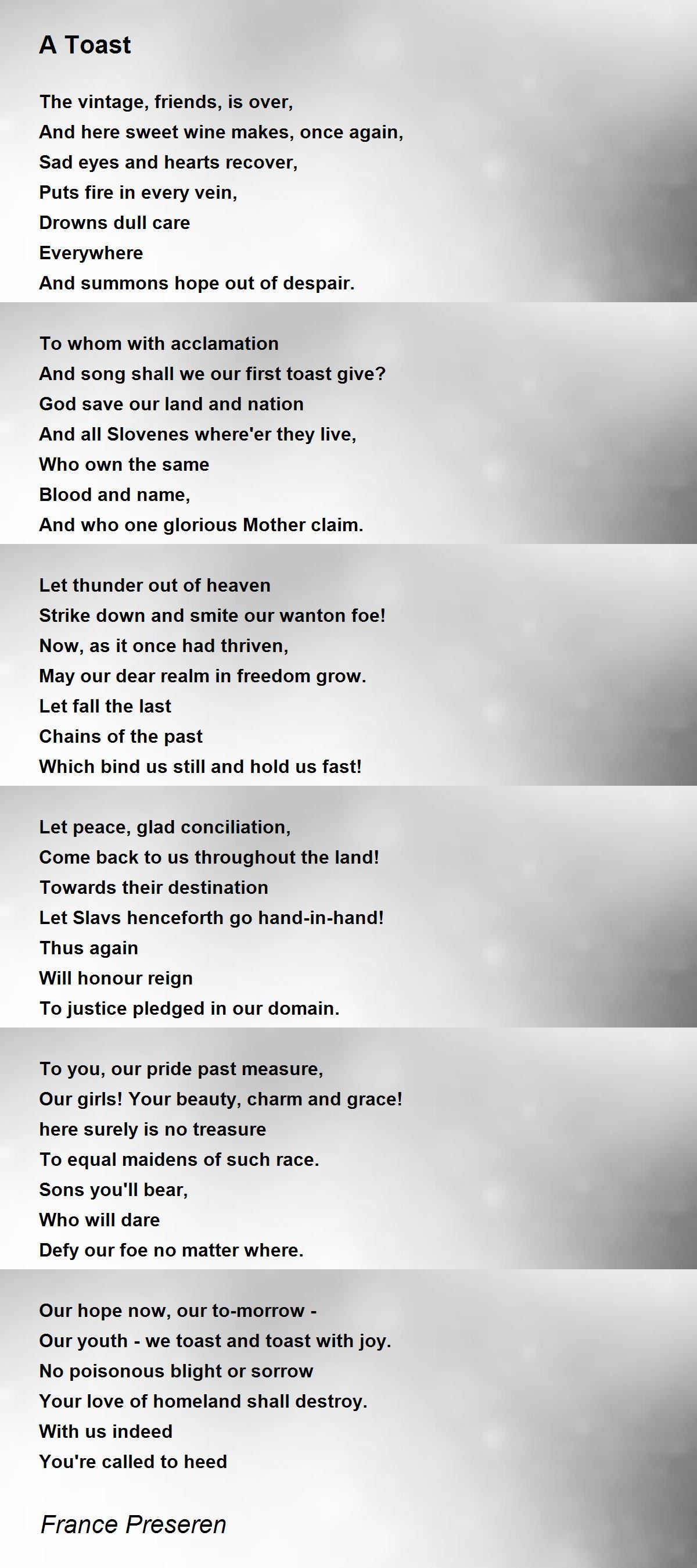 France Preseren Quotes