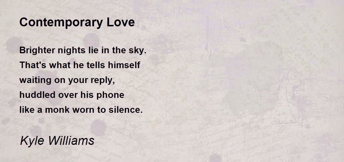 What Is Contemporary Poems at Joseph Larrick blog