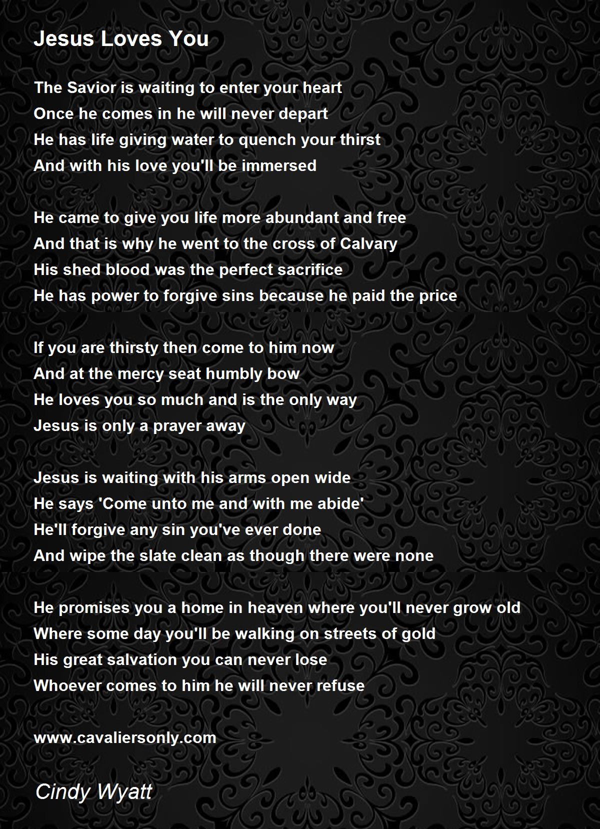 Love Poems For Jesus