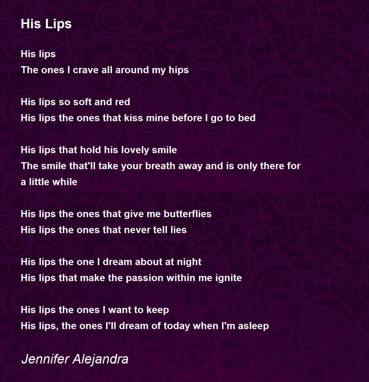 Your Red Lips Poem | Lipstutorial.org