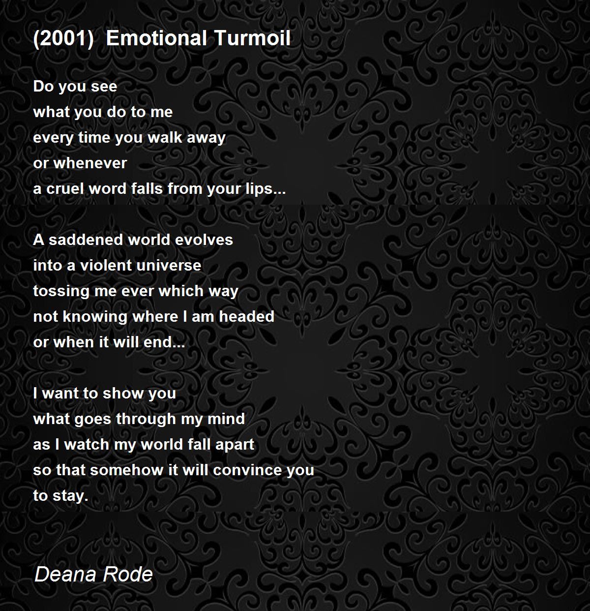 What is emotional turmoil - dasecube