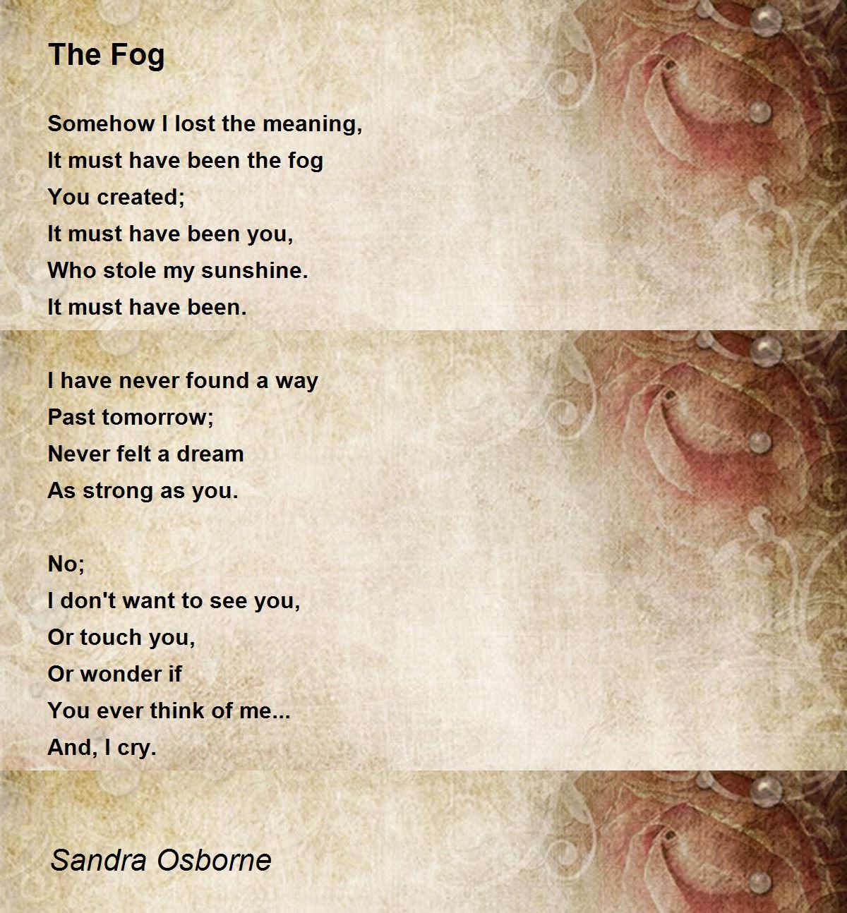 64 fog poetry