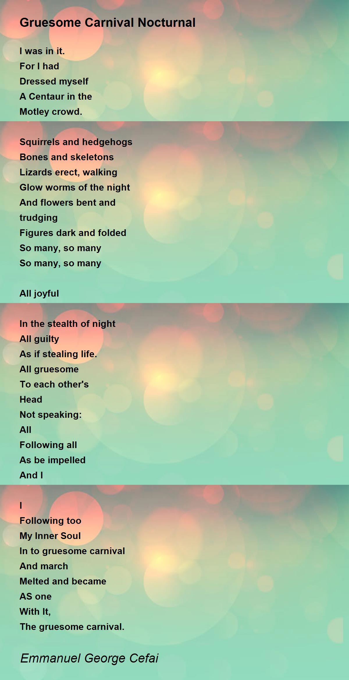 Carnival Poems Quotes