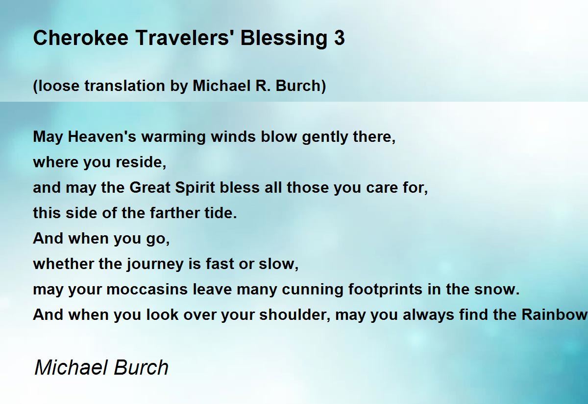 Cherokee Word For Blessings