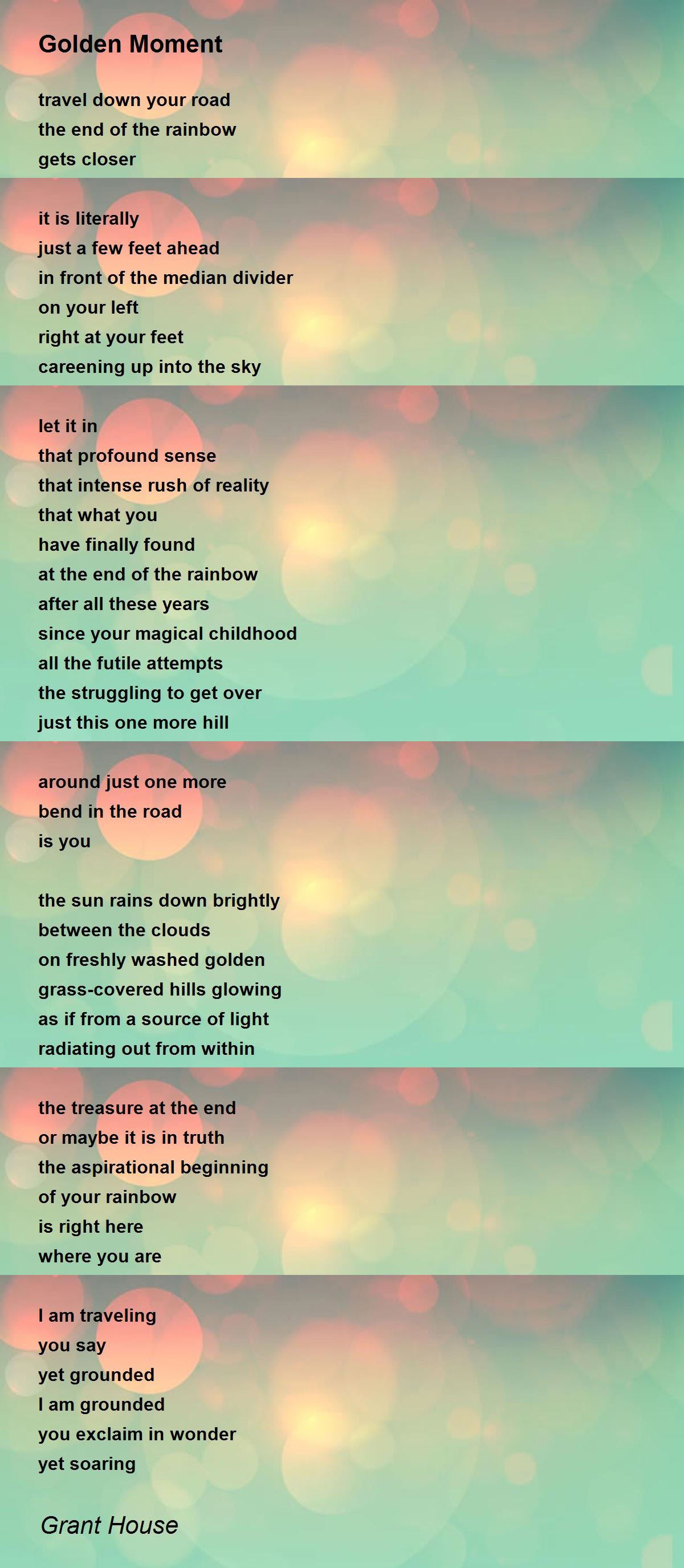 Golden Moment Quotes