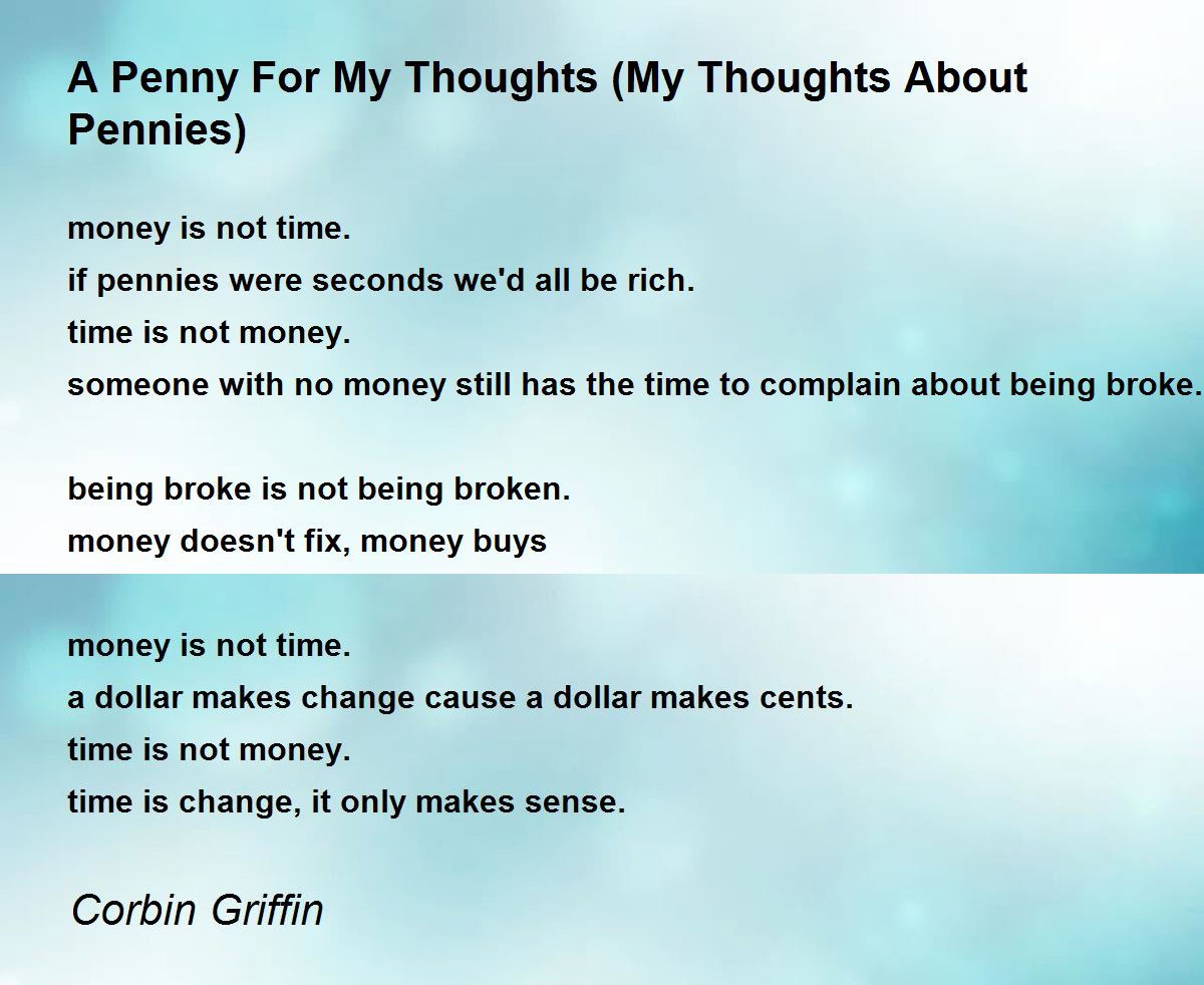 A Penny For My Thoughts : BTT A Penny For My Thoughts 1 – PGKIV