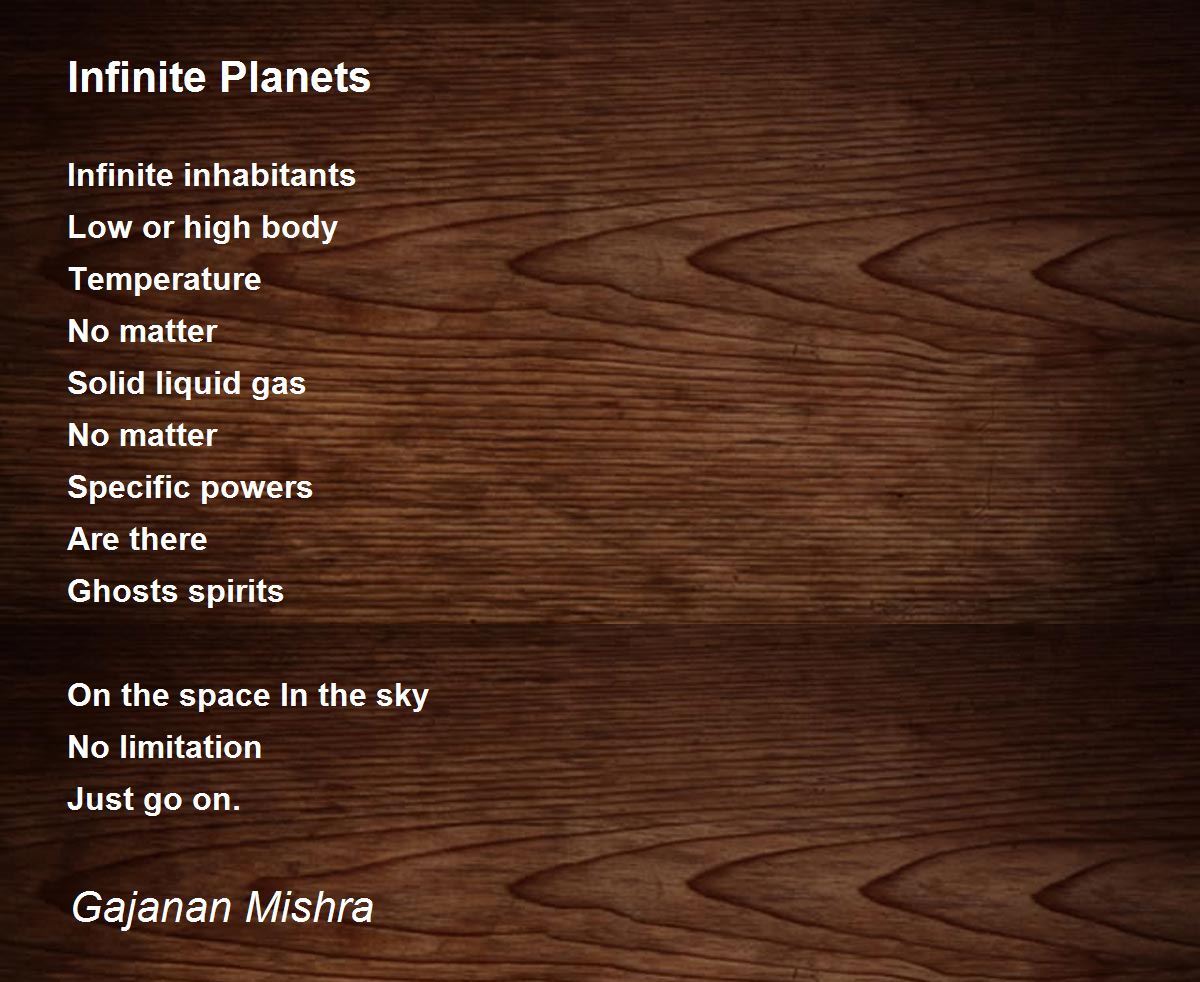 Poems Of The Seven Planets Billy And Charlies Highest