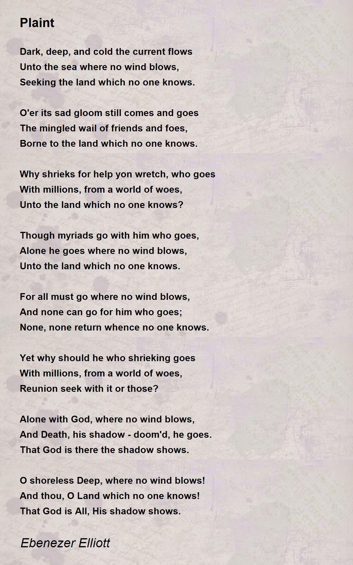 Ebenezer Elliott Quotes