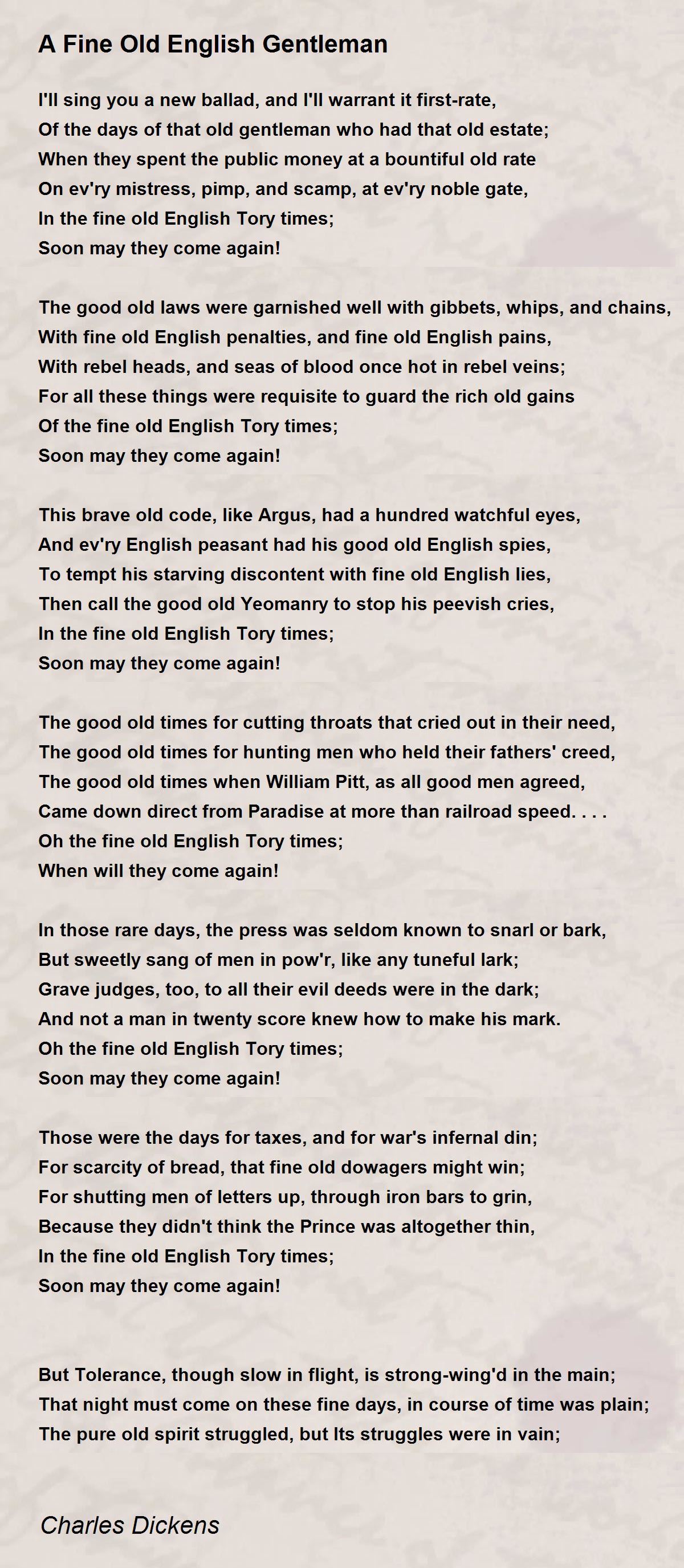 Gentlemen Quotes And Poems