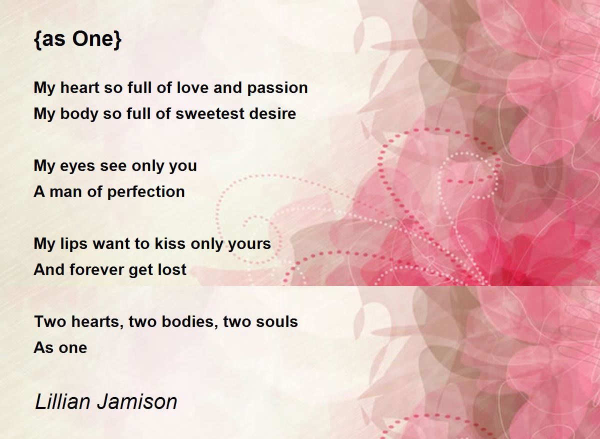 {as One} - {as One} Poem by Lillian Jamison
