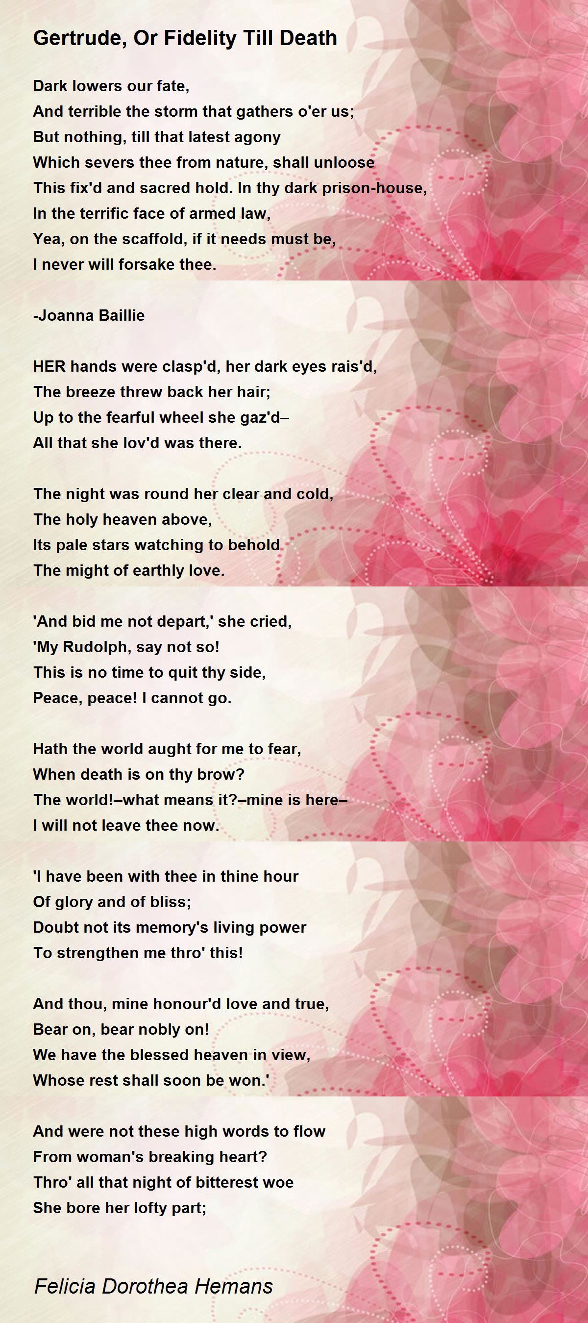 Queen Gertrude Death Quotes