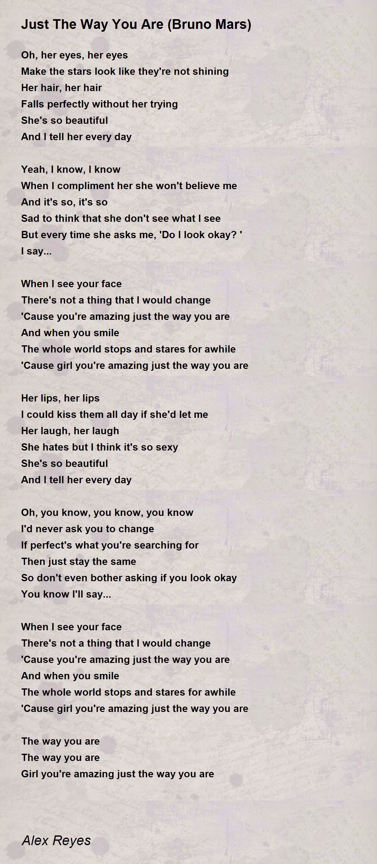 You are amazing just the way you are - dynamicdase