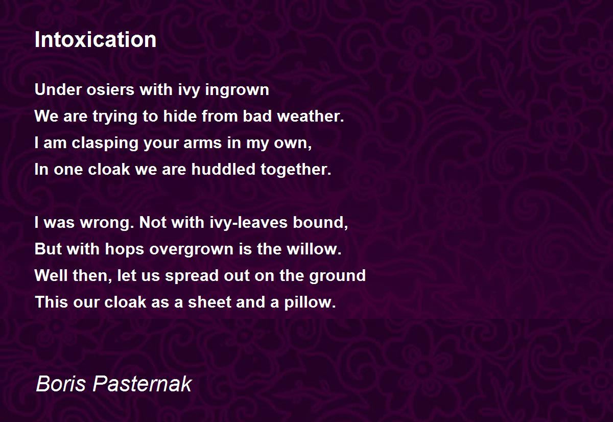 Intoxication Love Quotes