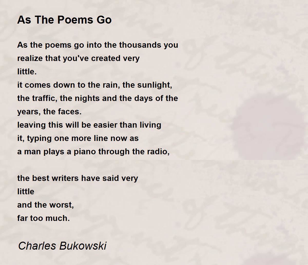 Writers Poems - Best Poems For Writers