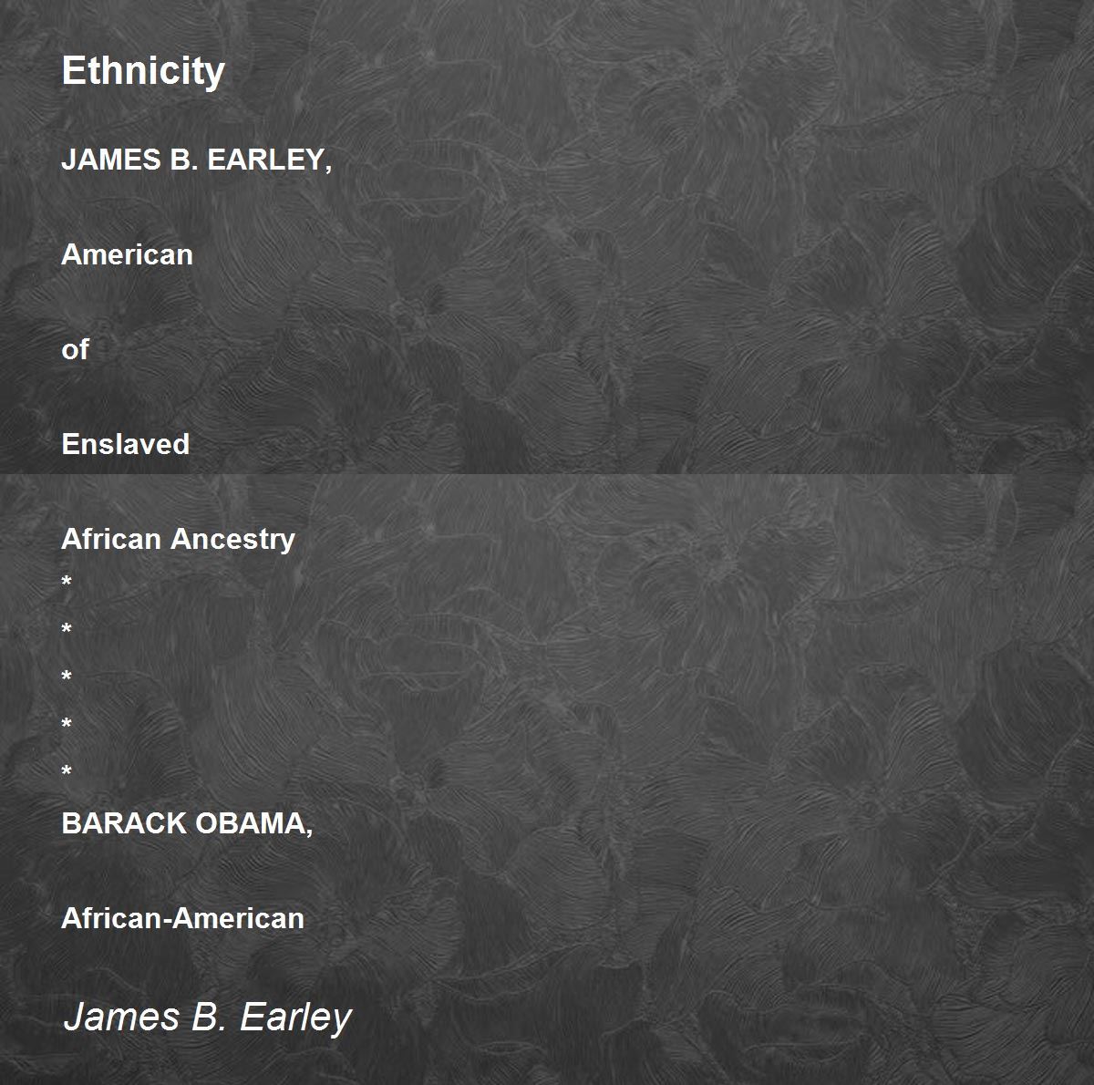 Ethnicity Poems - Poems For Ethnicity - Poem Hunter