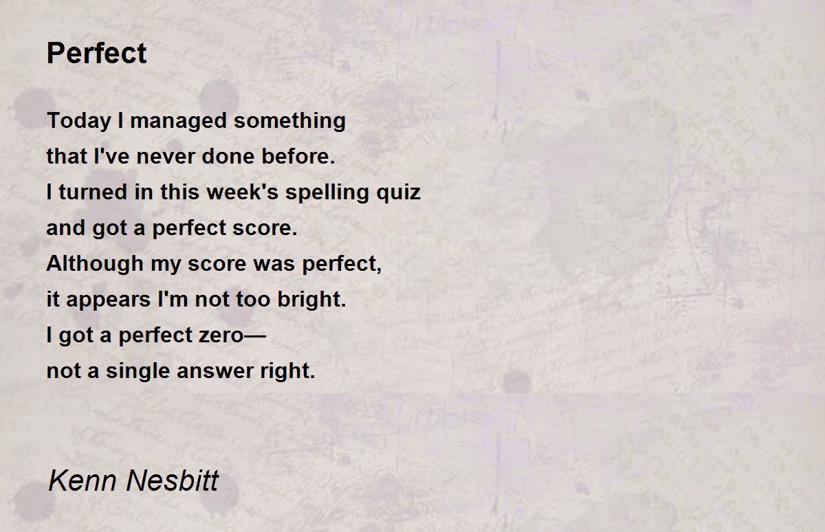 You My Perfect Poem Gsspoetry