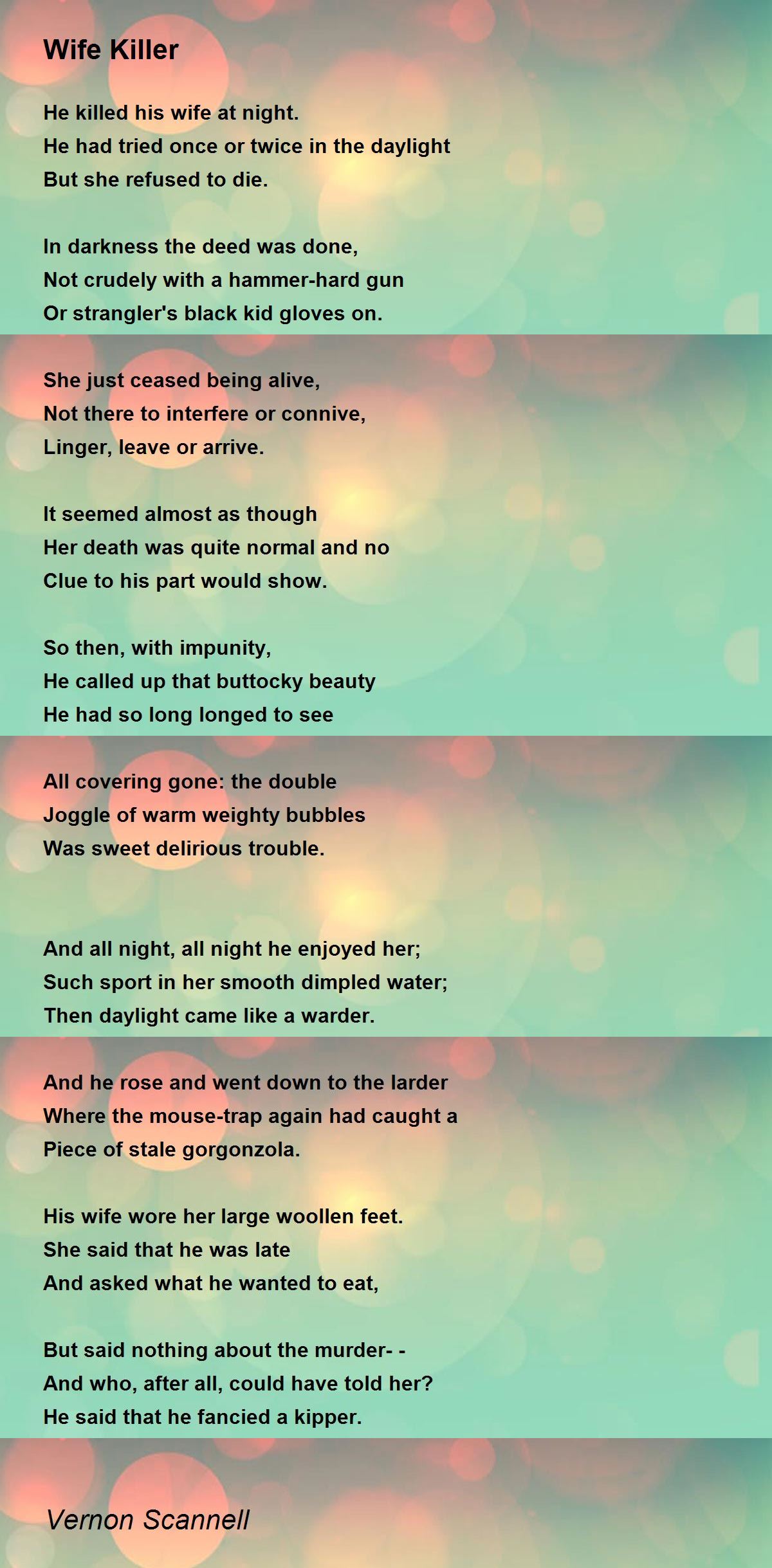 Vernon Scannell Quotes