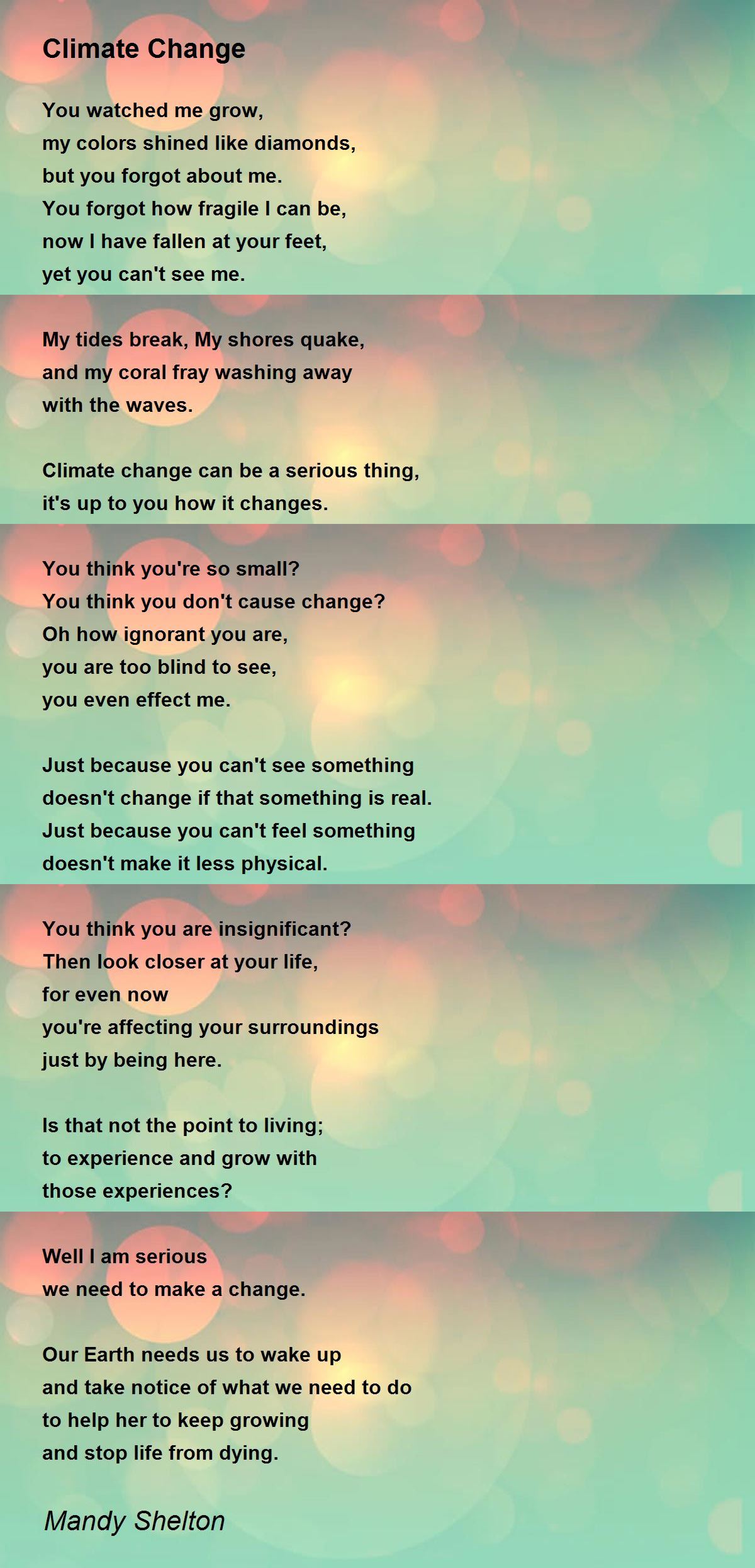 Poems About Climate Change : The Best Poems about the Environment and ...