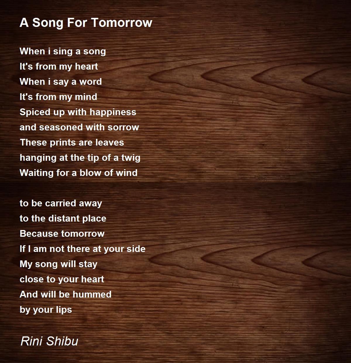 25 ++ i sing for tomorrow 163203-I sing for tomorrow 歌詞
