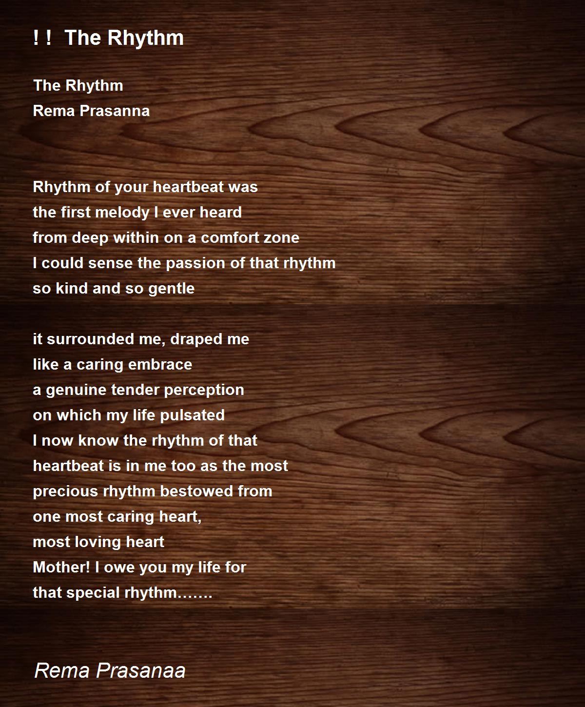 Rhythm And Poetry Quotes