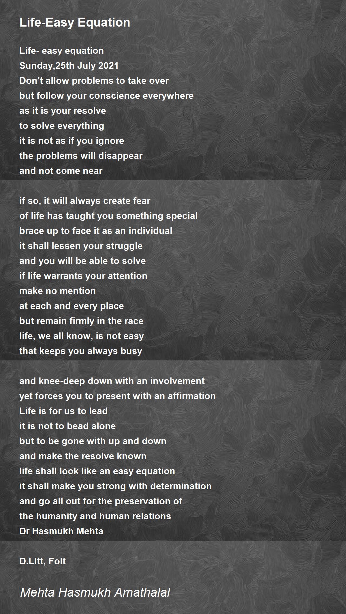 Poemas De Ecuaciones Equation (poem) JungleKey.in Image