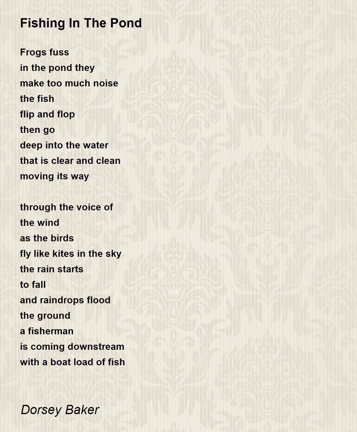 Fish Pond Game Shayari at Chad Espinoza blog