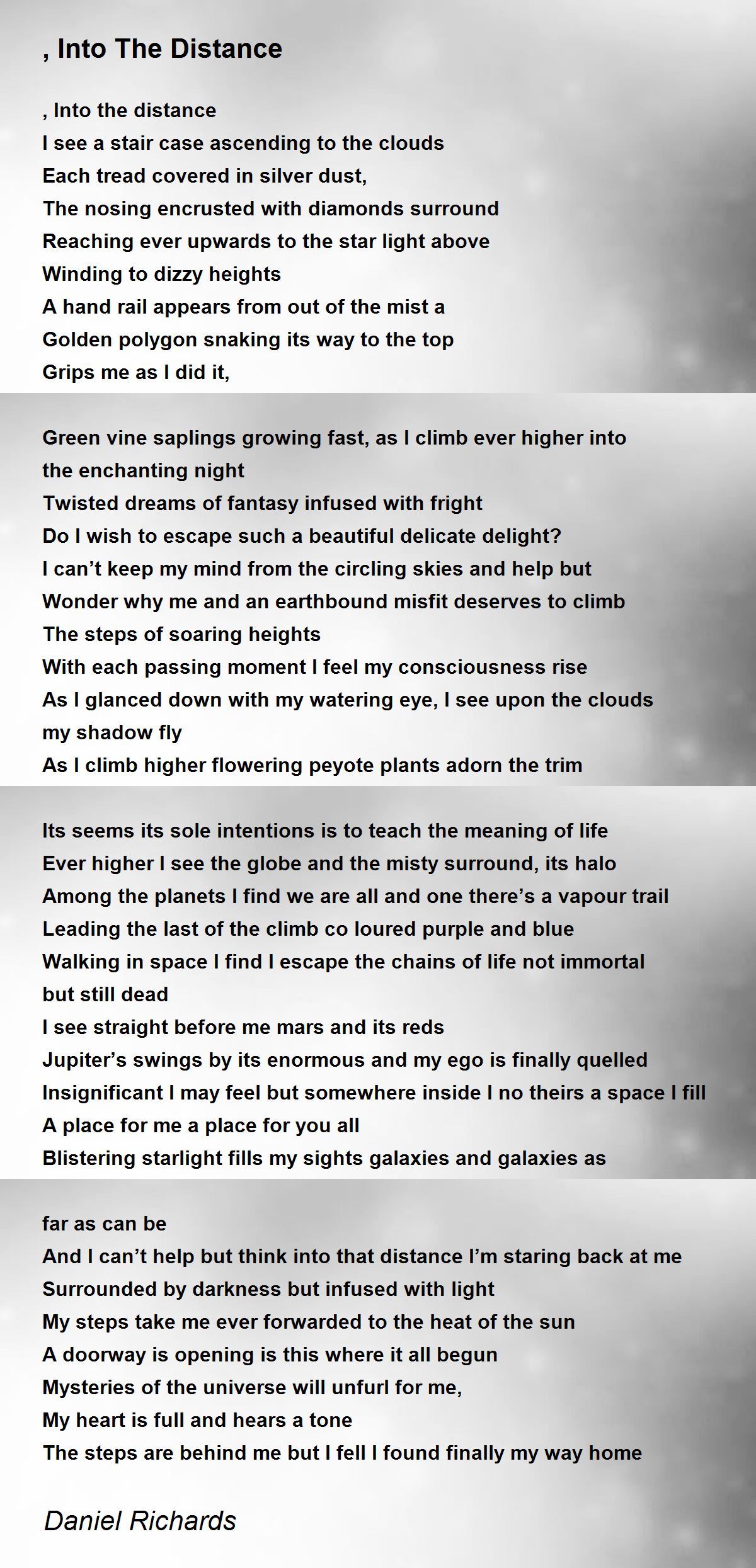 Distance Poem Quotes