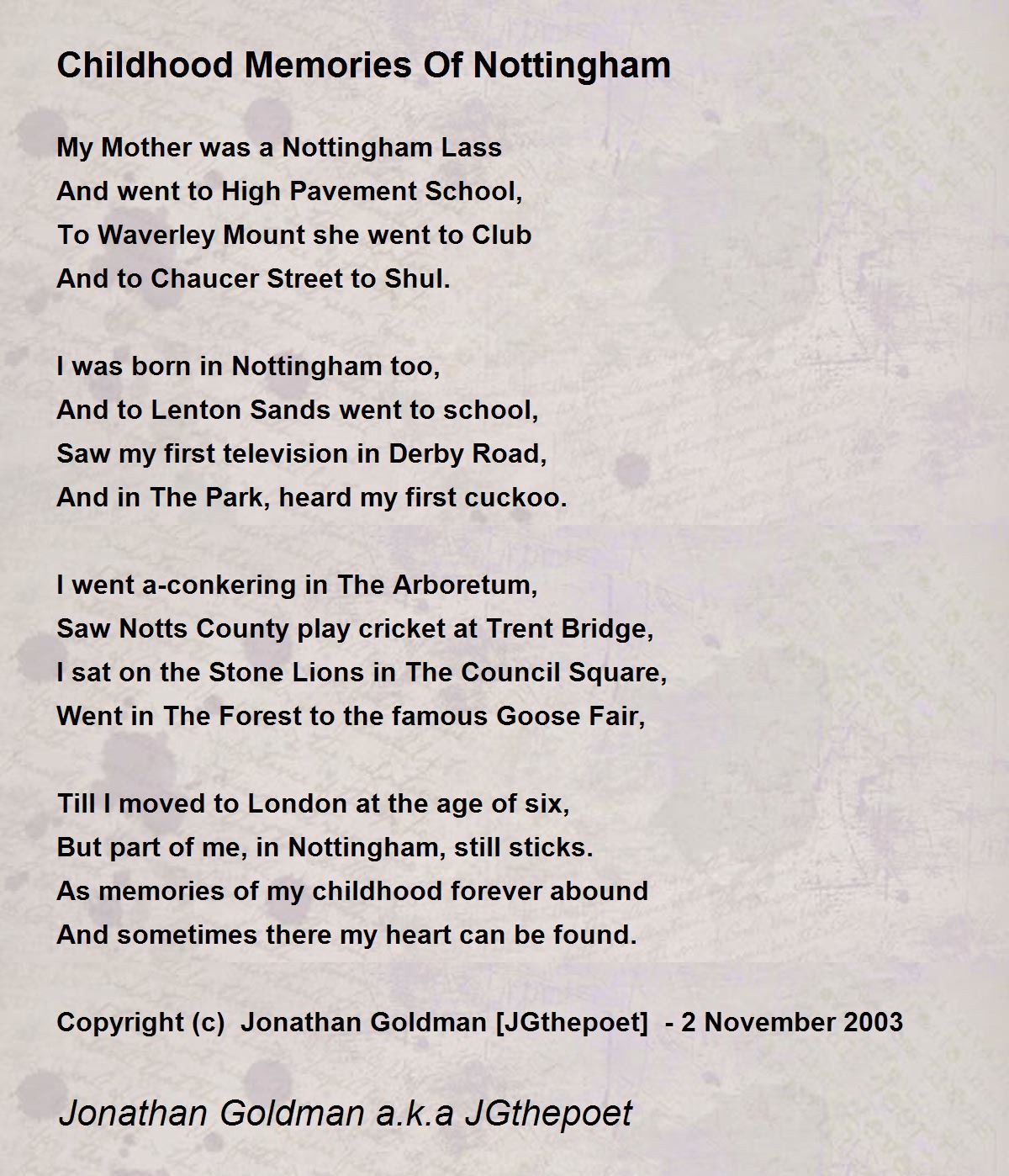 Famous Nottingham Quotes