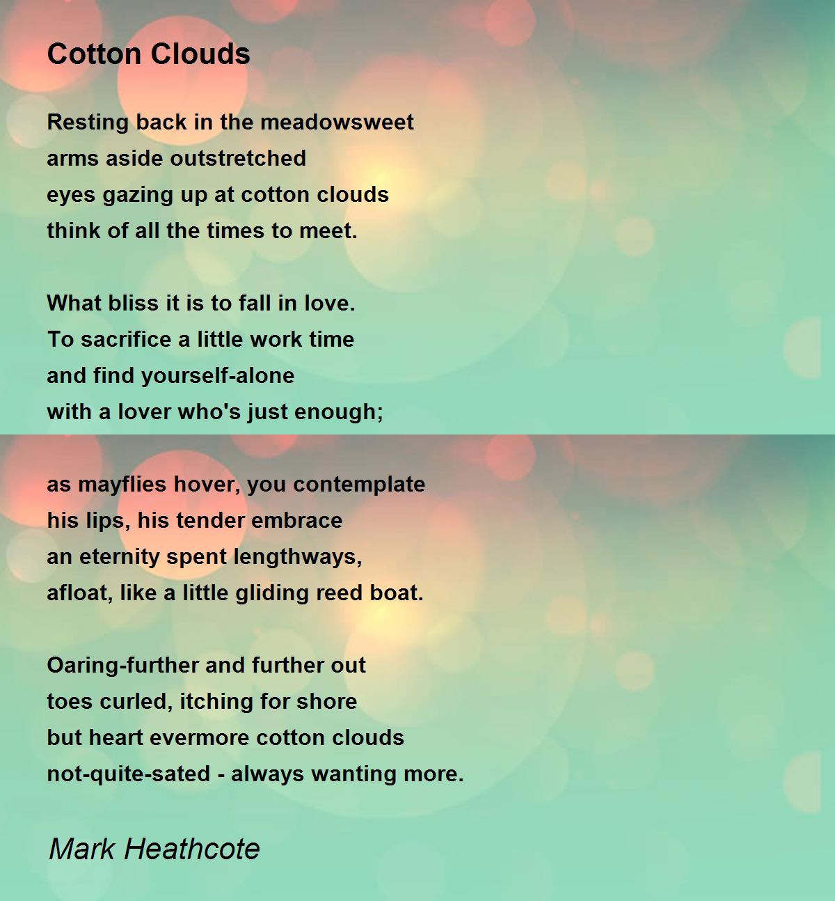 Cotton Clouds Quotes