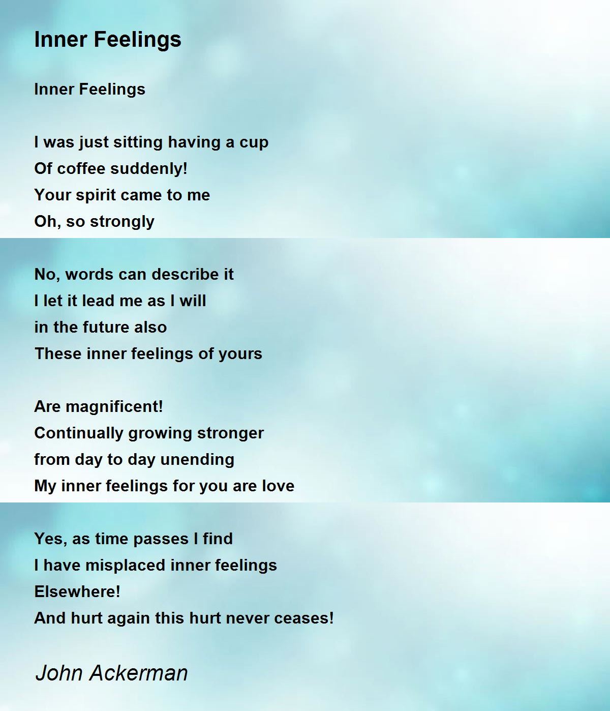 Inner Feelings Quotes