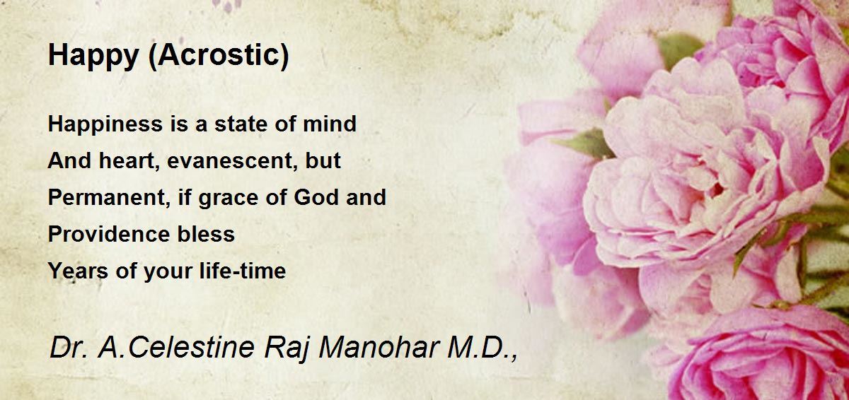 Famous Short Poems About Happiness | Sitedoct.org