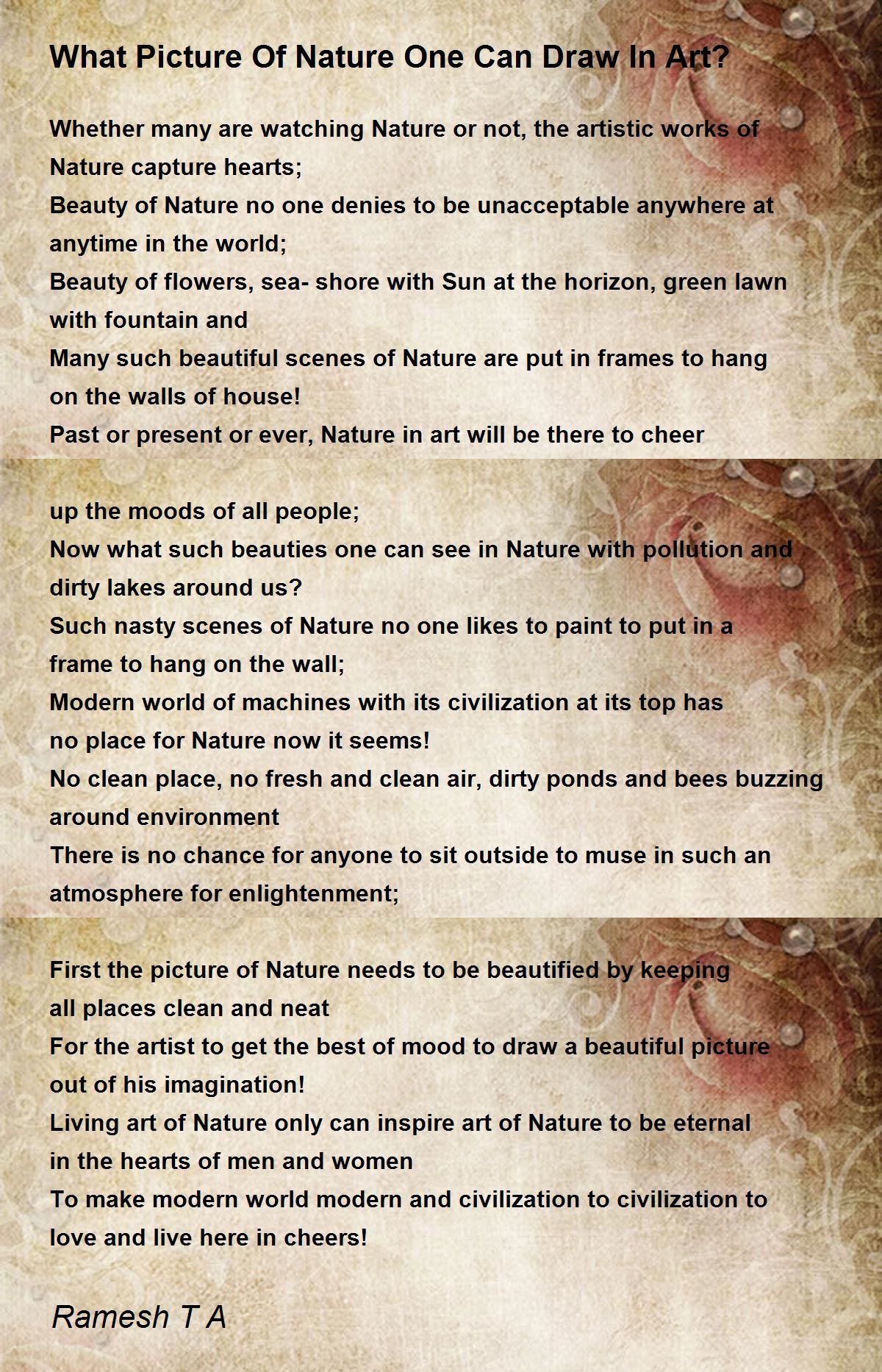 Images Of Nature Poem Illustrations