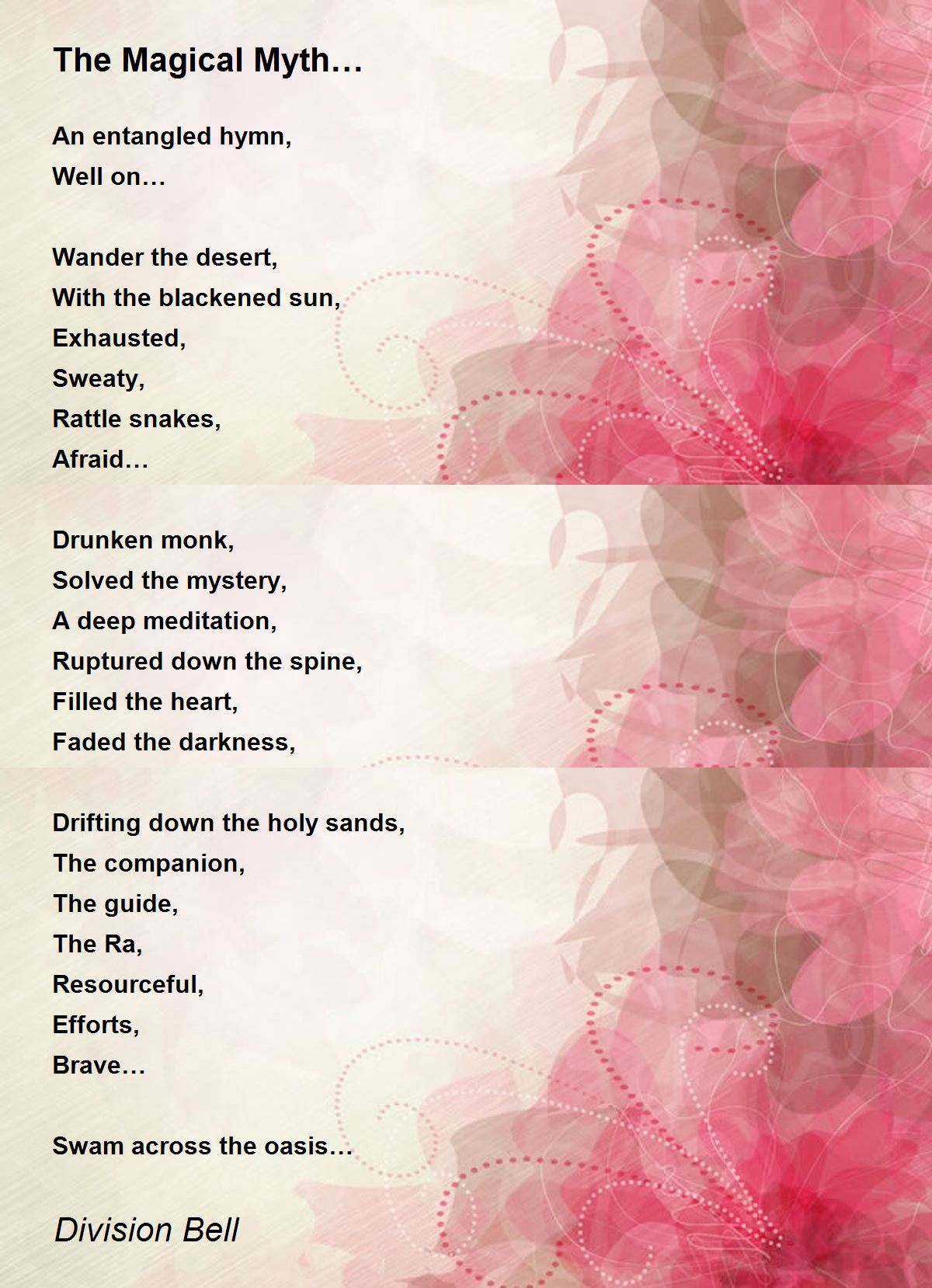 The Magical Myth… by Division Bell - The Magical Myth… Poem