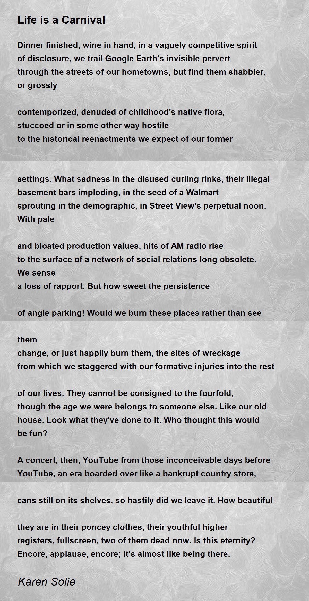 Carnival Poems Quotes