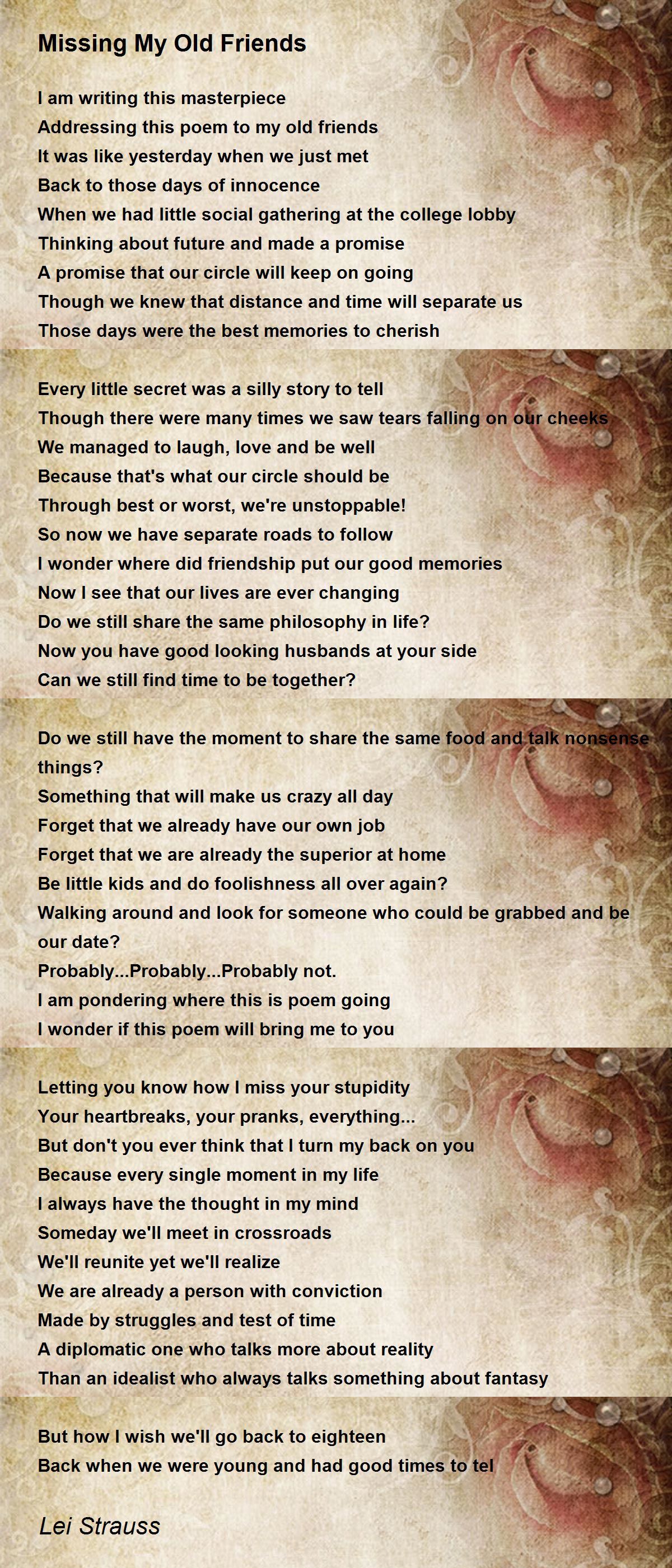 Missing The Old Days With Friends Quotes