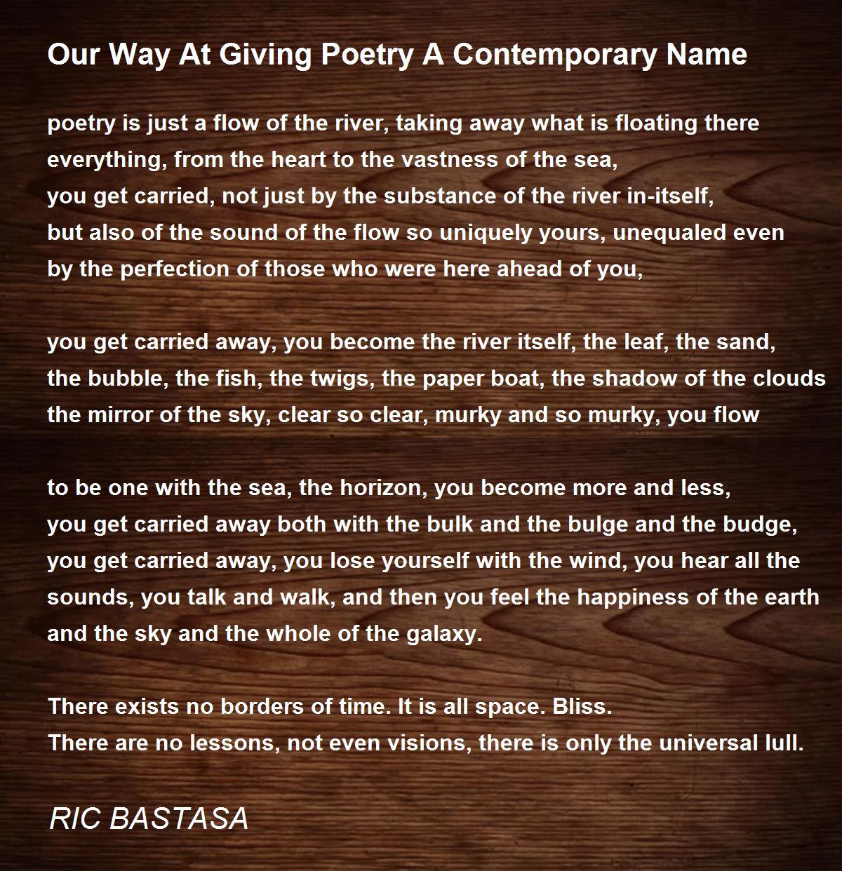 What Is Contemporary Poems at Joseph Larrick blog
