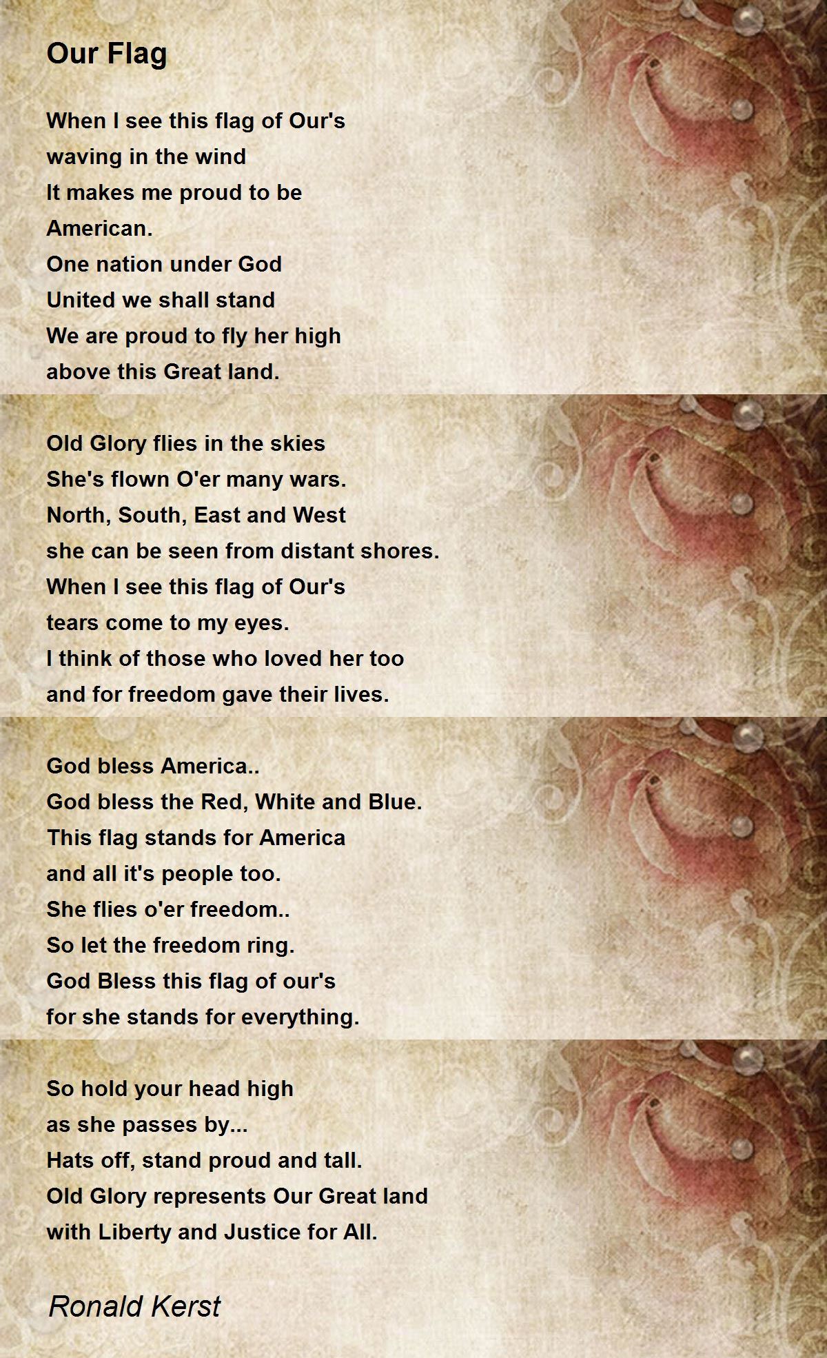 Poems About The Flag