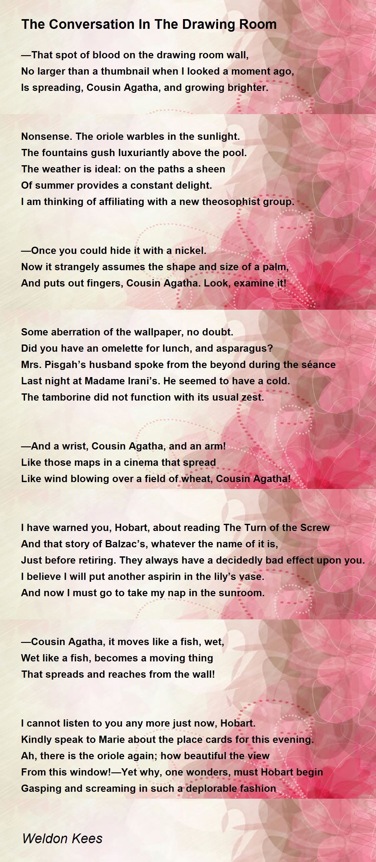 The Conversation In The Drawing Room - The Conversation In The Drawing ...