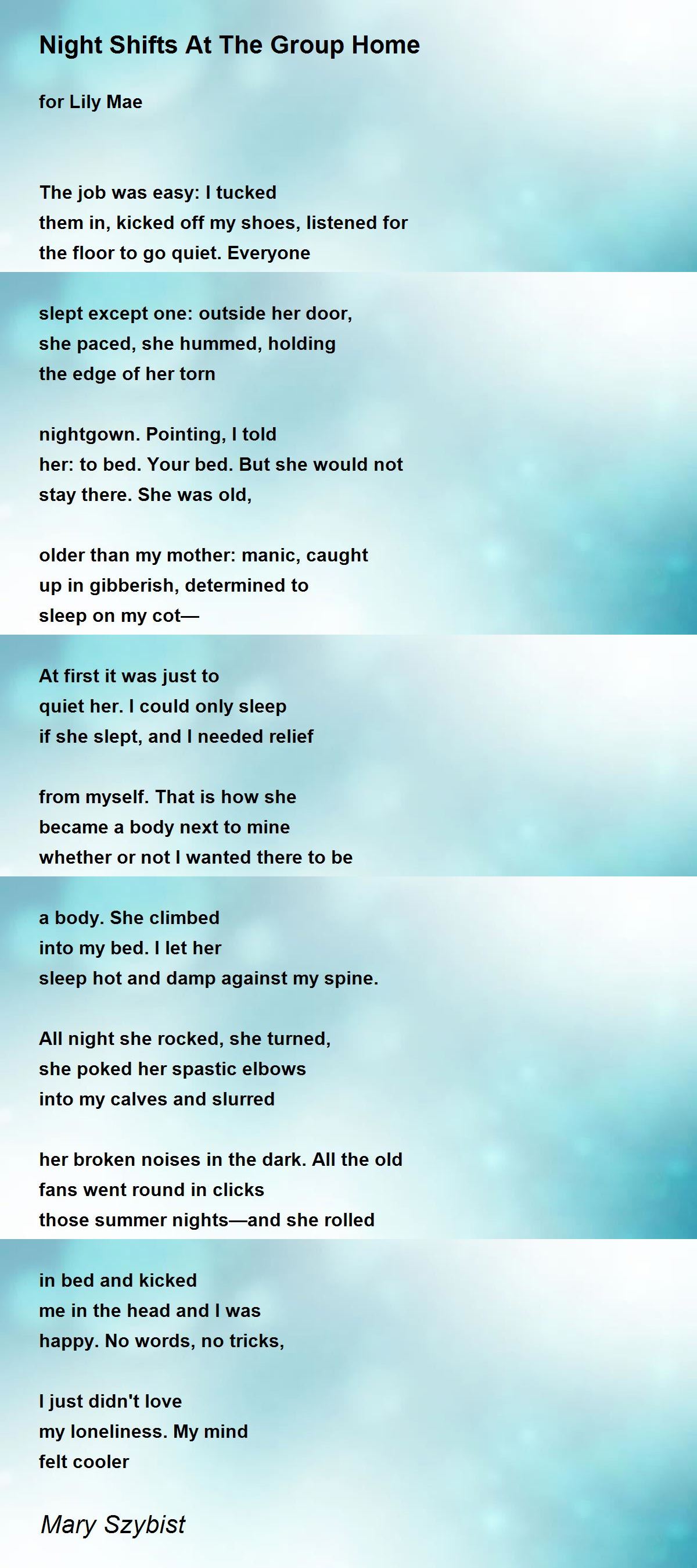 What Does Shifts Mean In Poems at Gemma Adcock blog