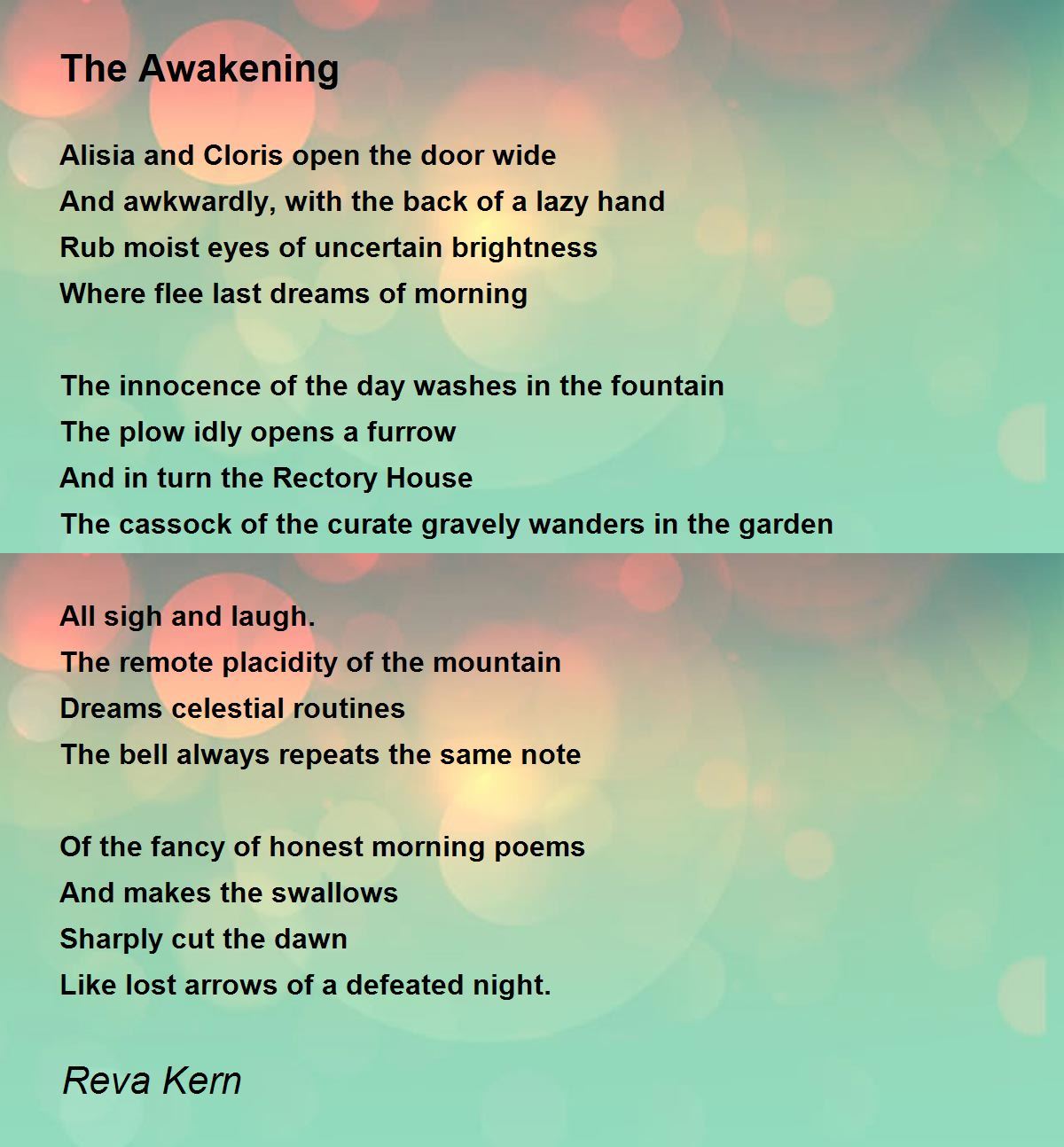 The awakening poem - limfasocialmedia