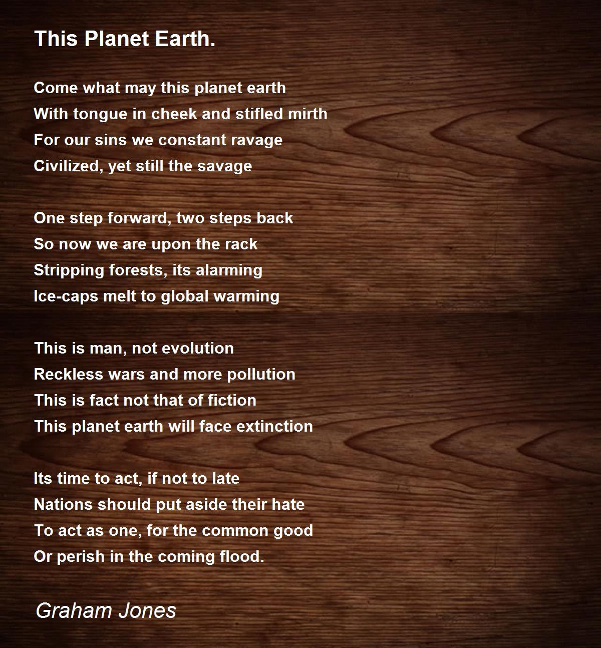 Poems Of The Seven Planets Billy And Charlies Highest