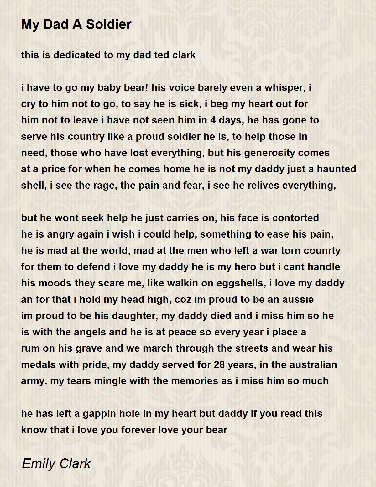 Soldier Daddy Quotes